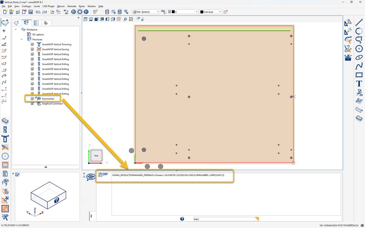 CNC data handling: Part feedback and automated MPR program transfer ...