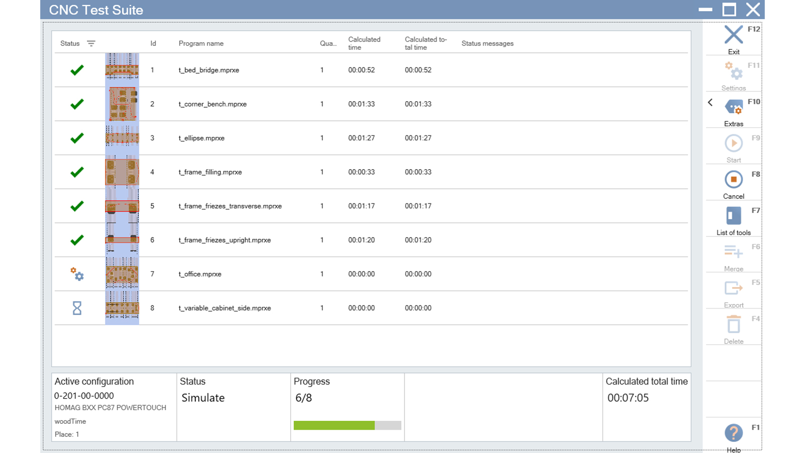 CNC-TestSuite | homag docs